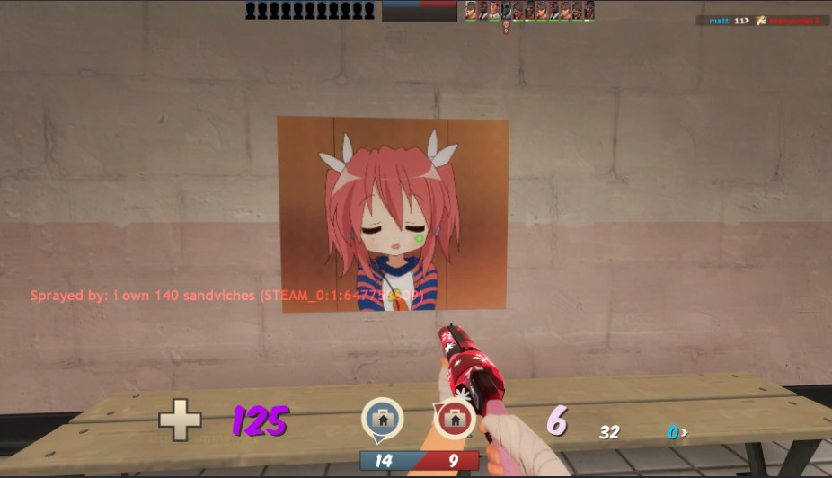 Lucky Star Animated Spray Pack Spray for Team Fortress 2 | TF2 Sprays