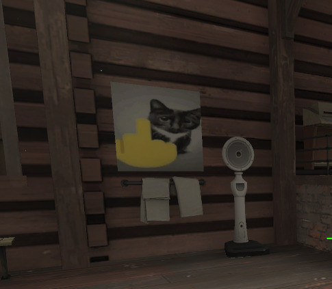 Cat Flips You Off When You Walk Away Spray for Team Fortress 2 | TF2 Sprays