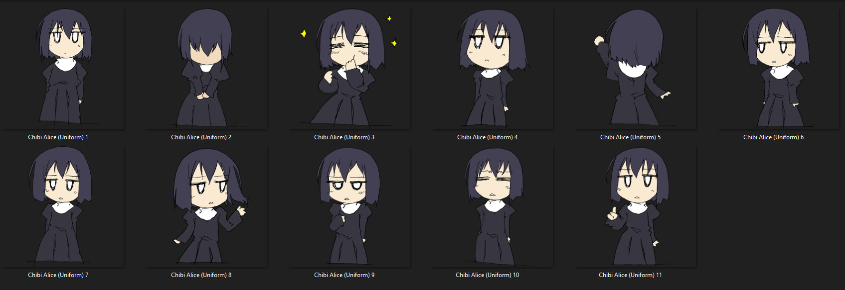 Mahoutsukai no Yoru Chibi Spray Collection Spray for Team Fortress 2 ...