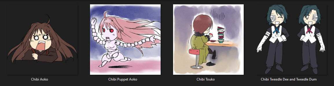 Mahoutsukai no Yoru Chibi Spray Collection Spray for Team Fortress 2 ...