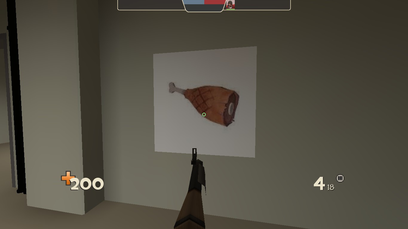 Spinning Ham Shank Spray for Team Fortress 2 | TF2 Sprays