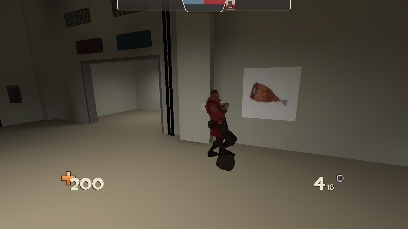 Spinning Ham Shank Spray for Team Fortress 2 | TF2 Sprays