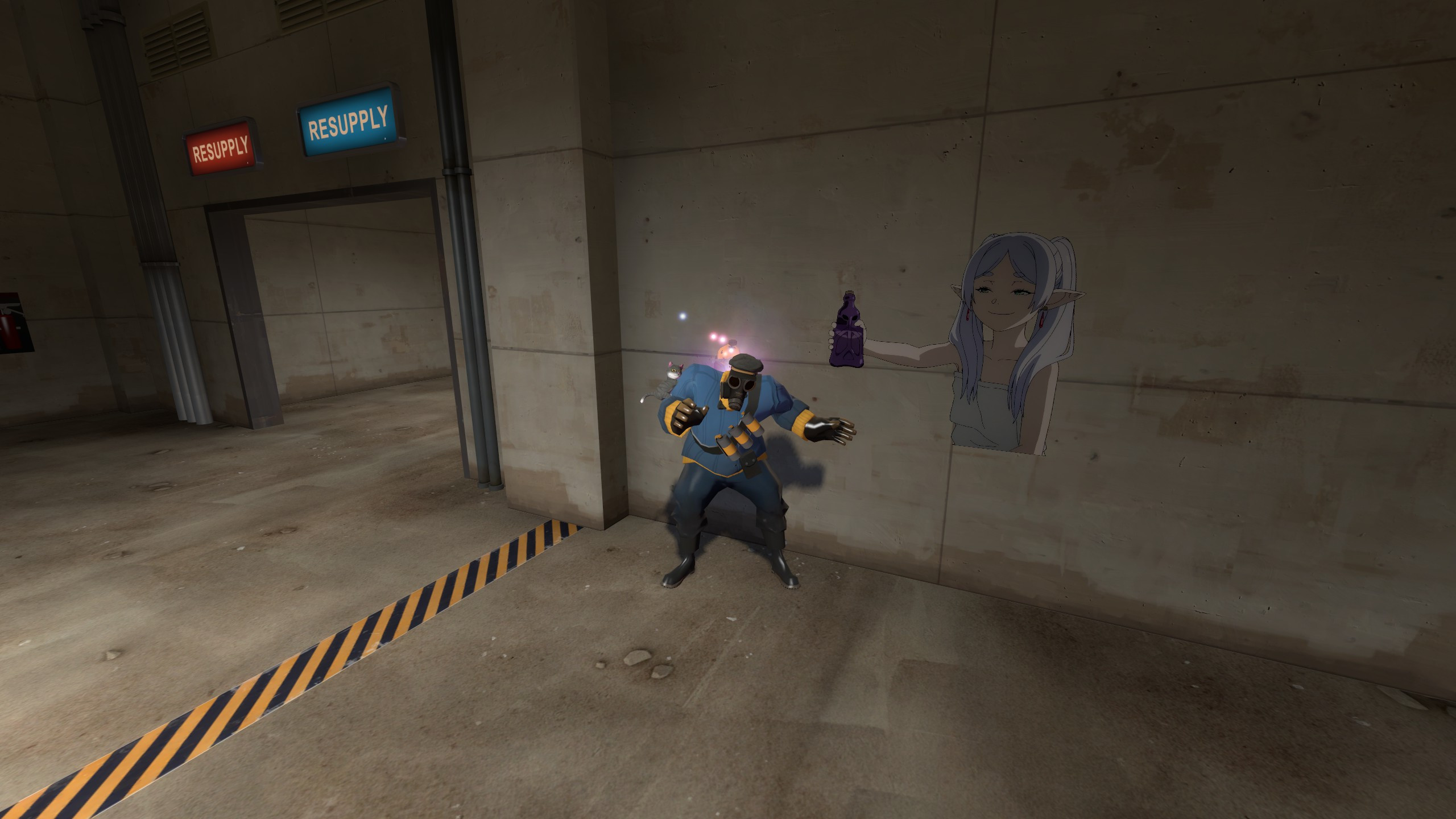 Frieren with suspicious potion Spray for Team Fortress 2 | TF2 Sprays