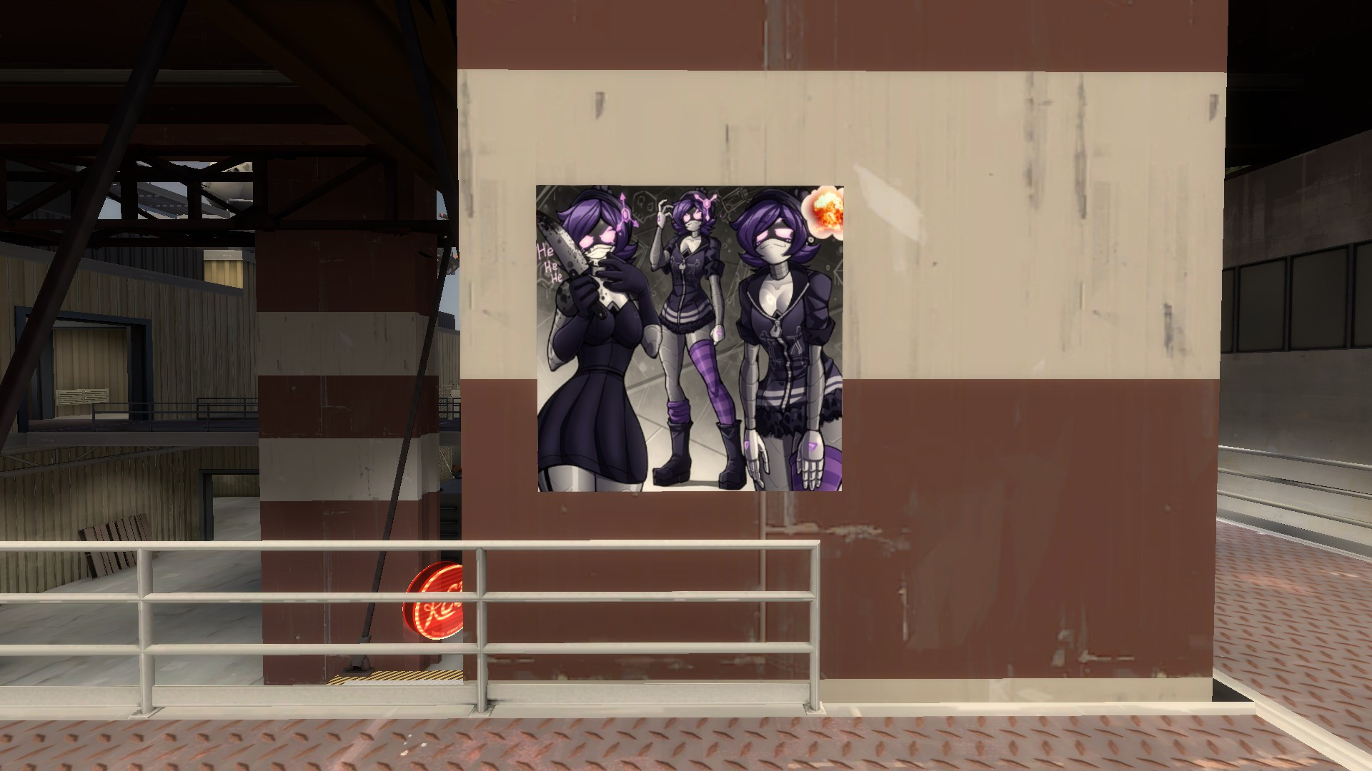 HADO "Murder Drones" Series (SFW) Spray for Team Fortress 2 | TF2 Sprays