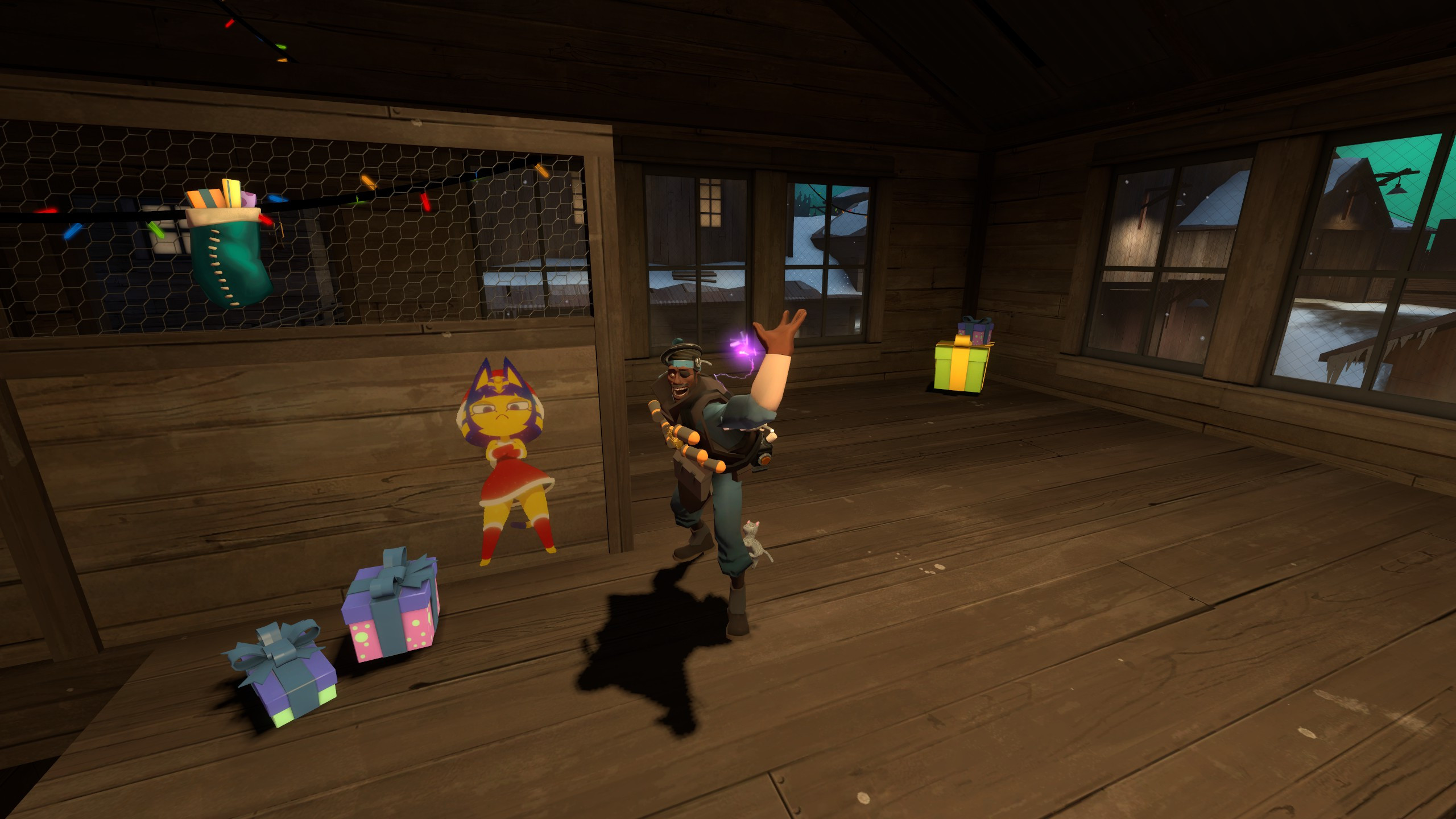 Ankha Zone Christmas Spray for Team Fortress 2 | TF2 Sprays