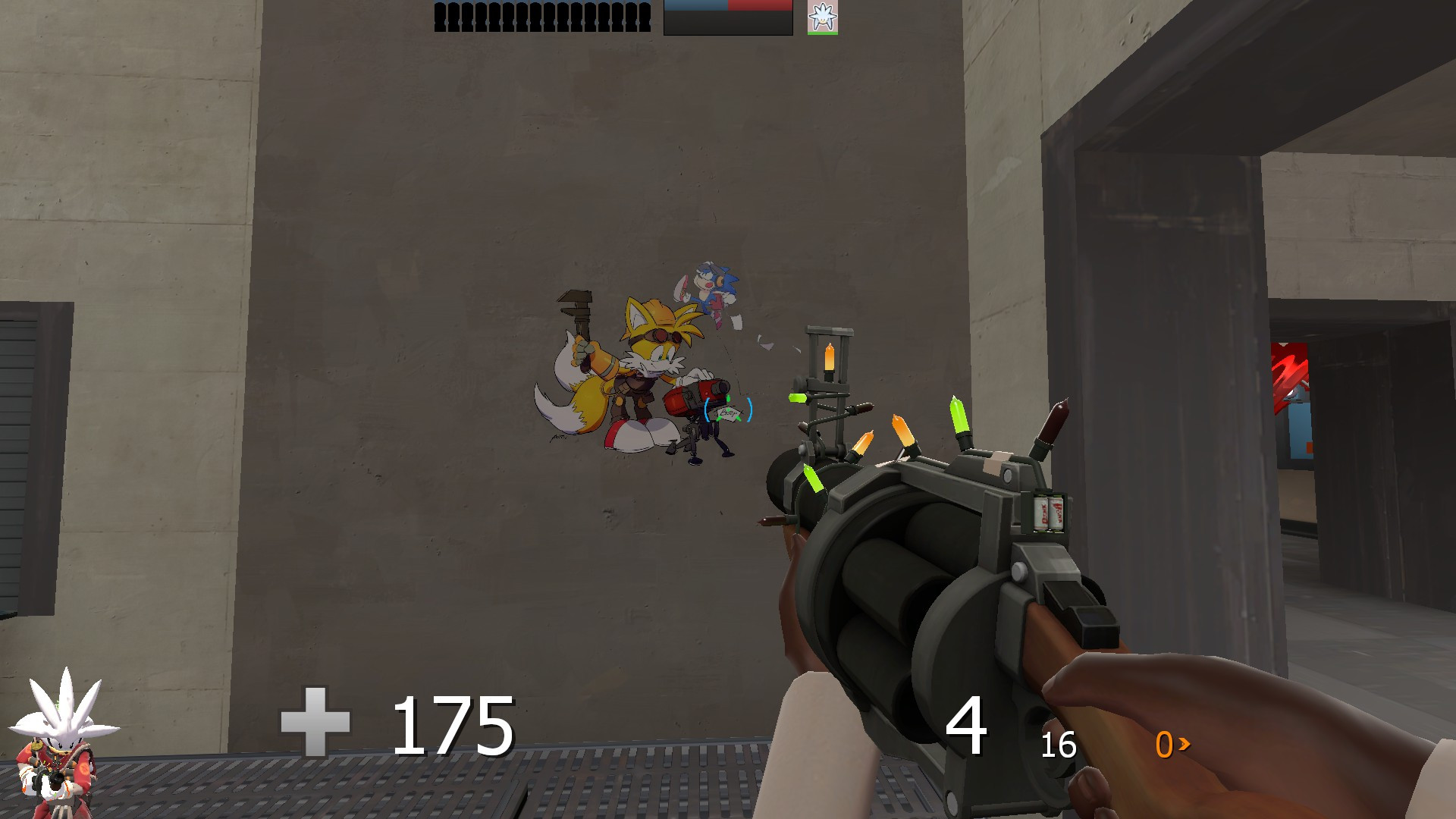 Tails as Engi spray Spray for Team Fortress 2 | TF2 Sprays