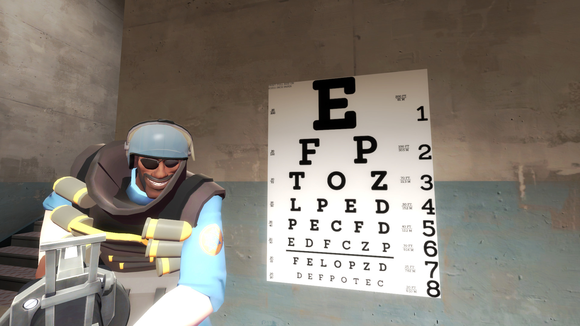 Eye Chart Spray for Team Fortress 2 | TF2 Sprays