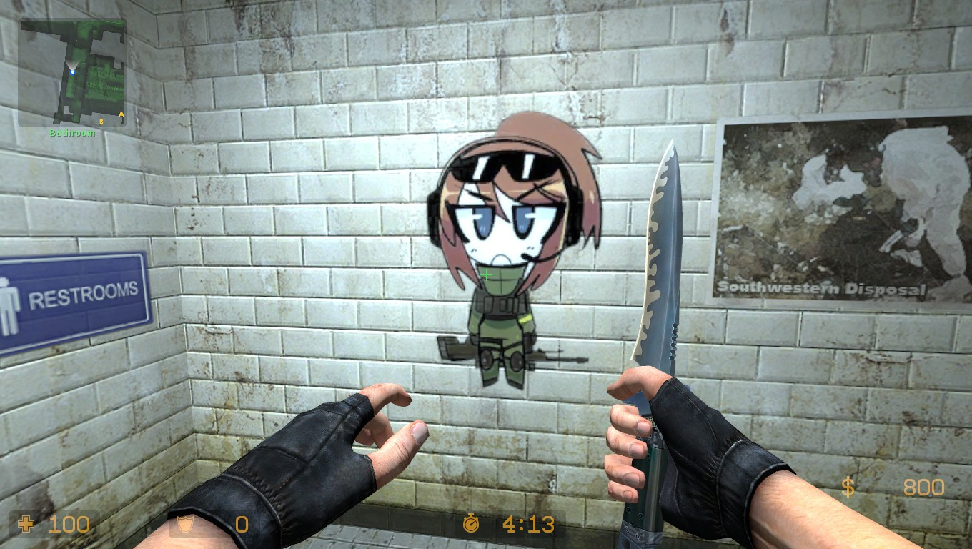 Kawaii Cookie Killer All CS:GO Anime Stickers – Best CS2 Anime Girl