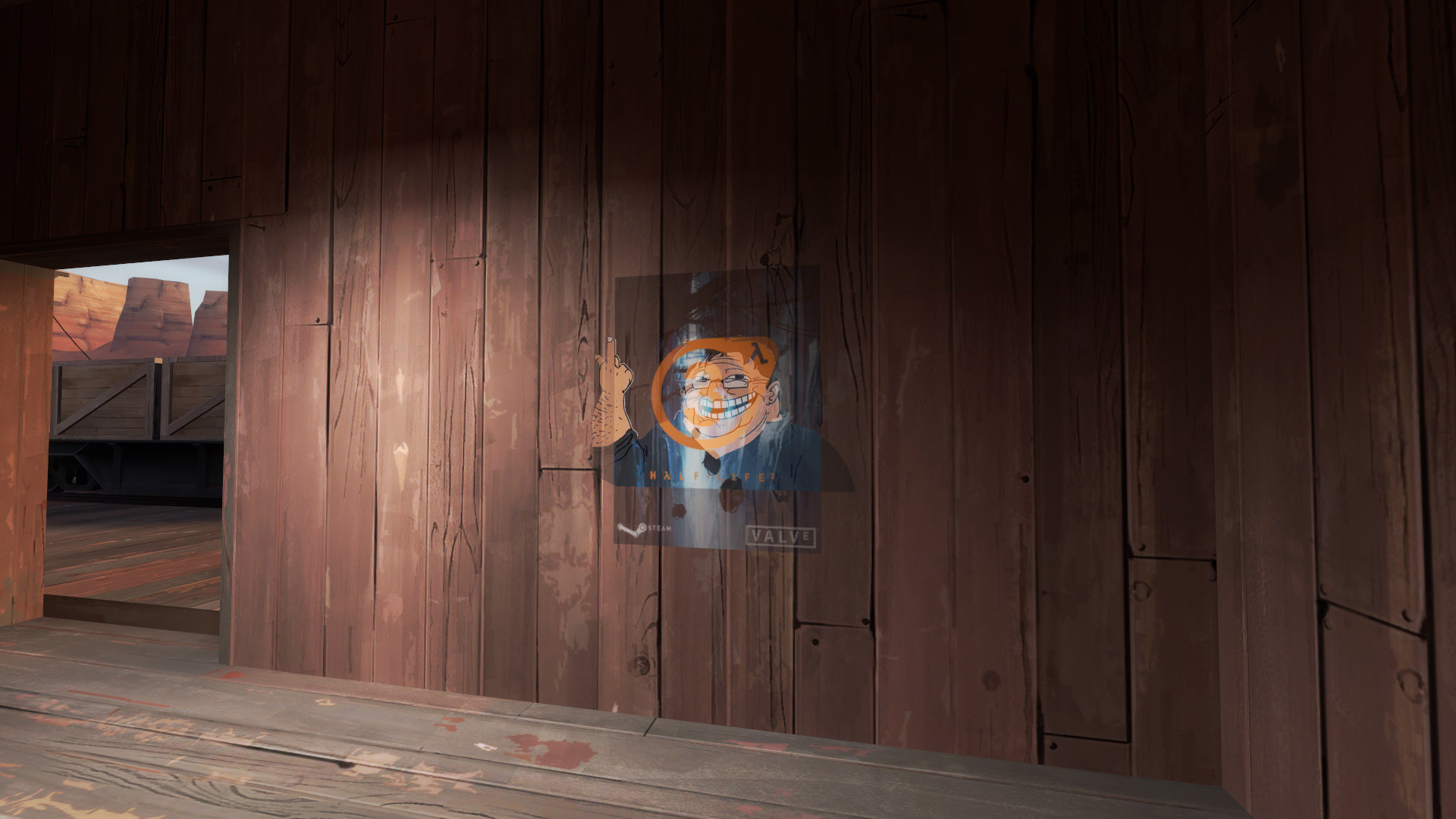 [SENSITIVE CONTENT] Half-Life 3 Poster + Gabe Newell Flipping Off Spray ...