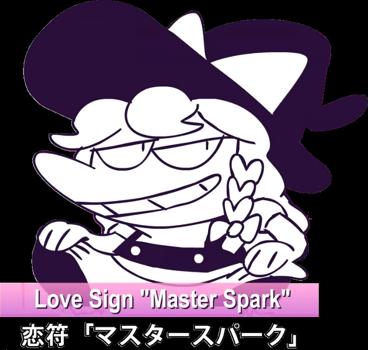 Sr. Pelo Touhou Spell Card Portraits Spray for Team Fortress 2 | TF2 Sprays