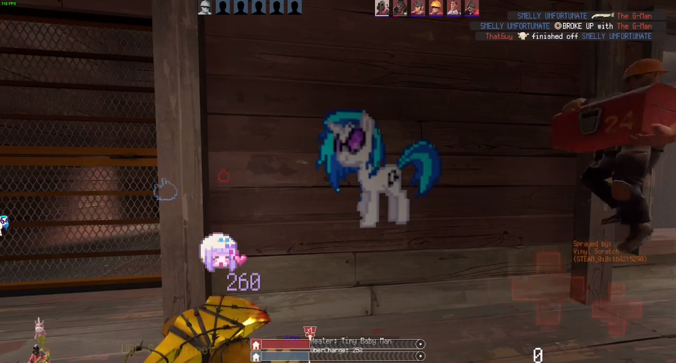 Vinyl Scratch Stomp Spray for Team Fortress 2 | TF2 Sprays