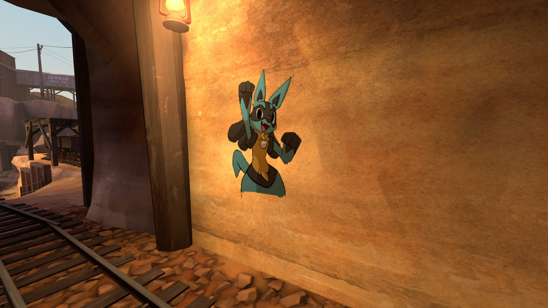 Lucario Cheering (Animated) Spray for Team Fortress 2 | TF2 Sprays