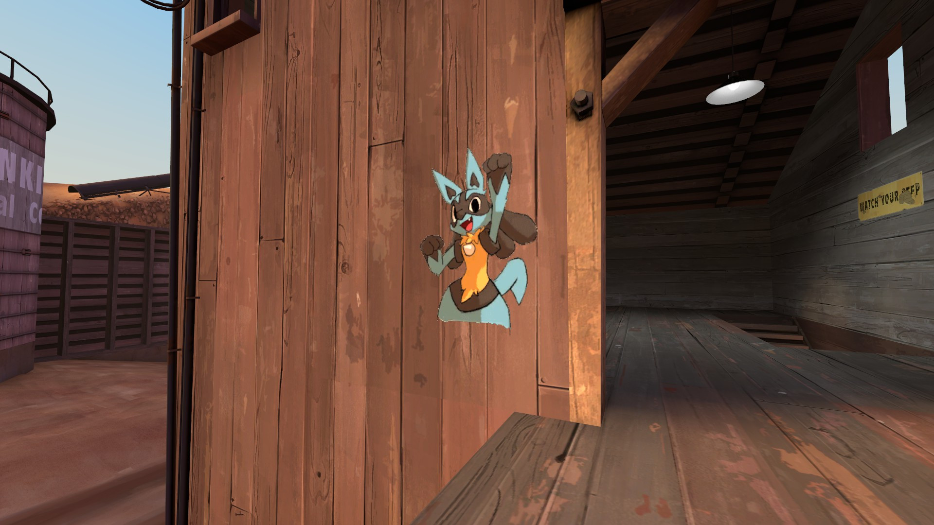 Lucario Cheering (Animated) Spray for Team Fortress 2 | TF2 Sprays