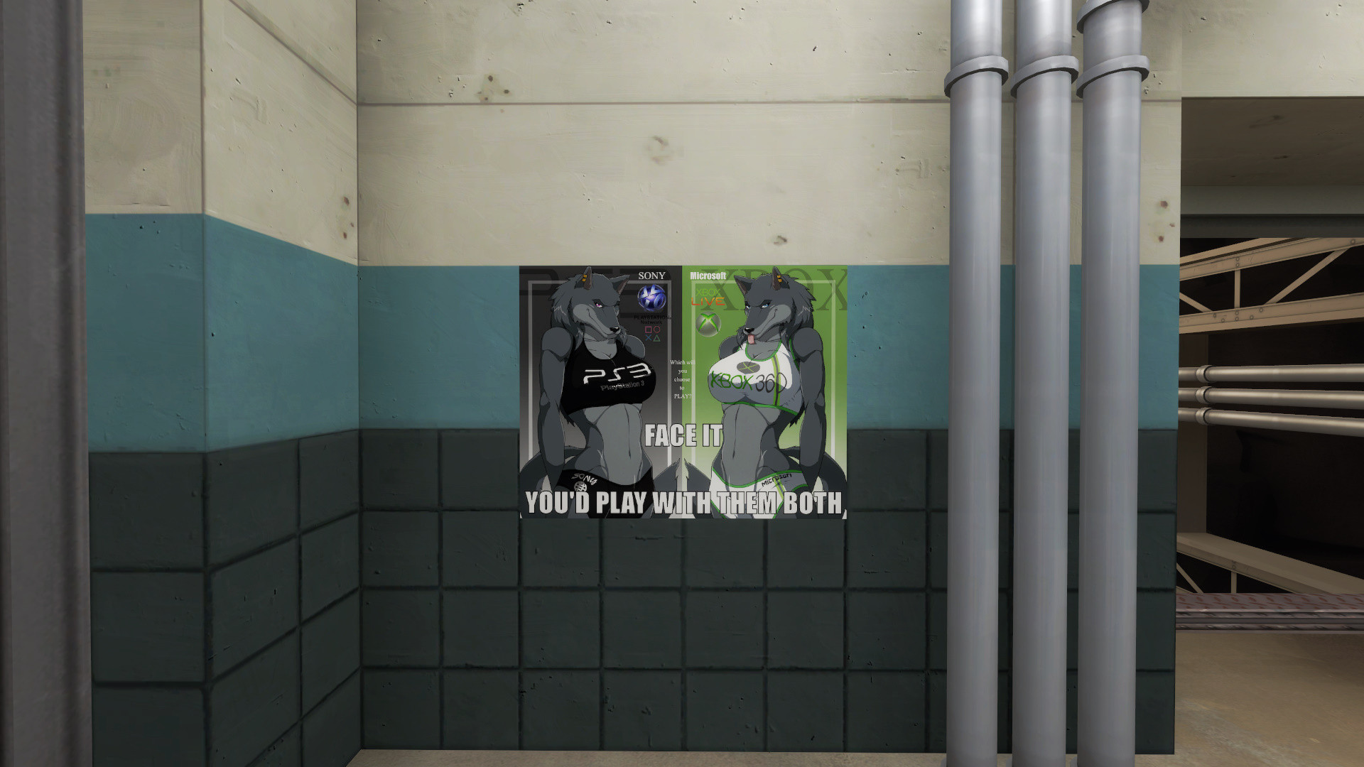 Furry Consoles Spray for Team Fortress 2 | TF2 Sprays