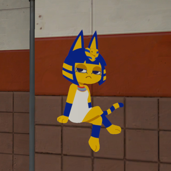 Ankha Sitting Spray for Team Fortress 2 | TF2 Sprays