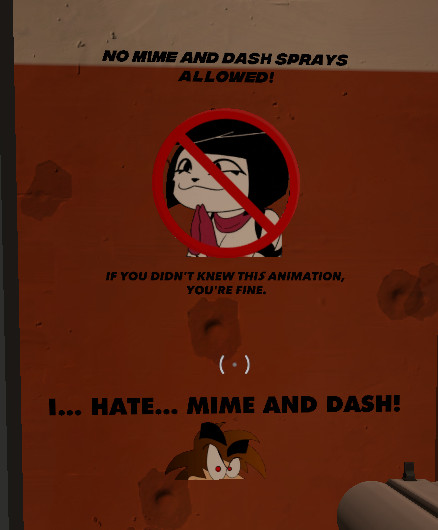 Anti-Mime & Dash spray! Spray for Team Fortress 2 | TF2 Sprays