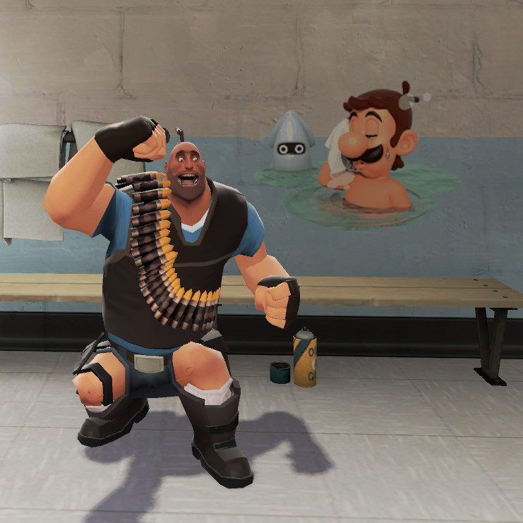 Luigi Relaxing Spray for Team Fortress 2 | TF2 Sprays