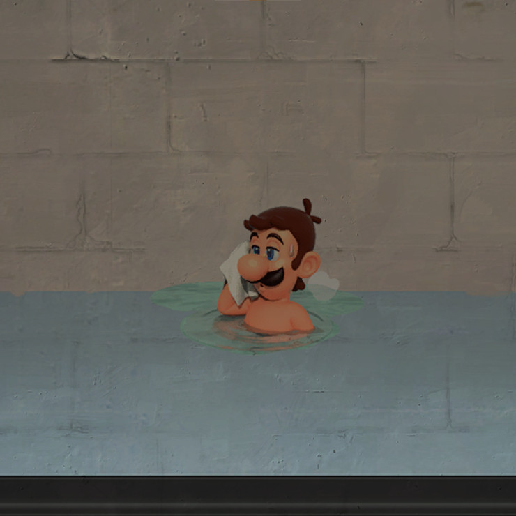 Luigi Relaxing Spray for Team Fortress 2 | TF2 Sprays