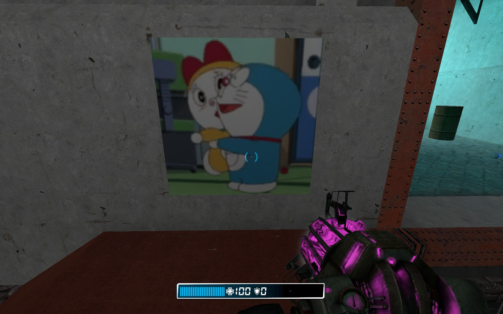 Doraemon cuddling dorami Spray for Source Engine | Source Sprays