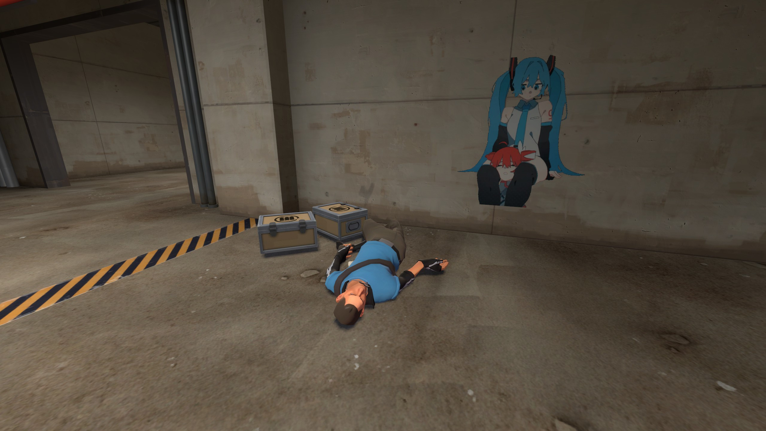 Miku thighs massage Spray for Team Fortress 2 | TF2 Sprays