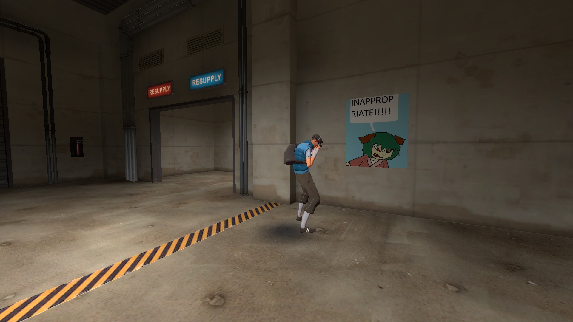 kyouko yelling inappropriate Spray for Team Fortress 2 | TF2 Sprays