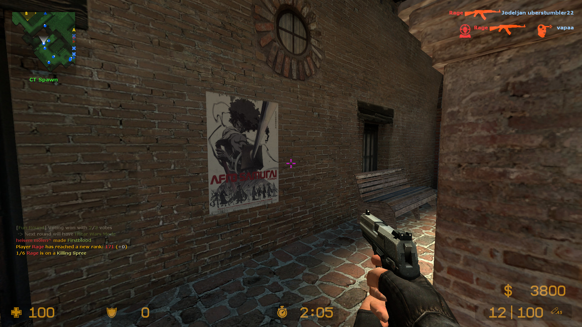 Afro Samurai Poster - Double Feature Spray for Counter-Strike: Source ...