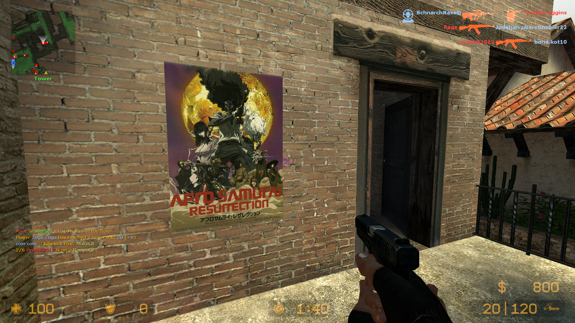 Afro Samurai Poster - Double Feature Spray for Counter-Strike: Source ...