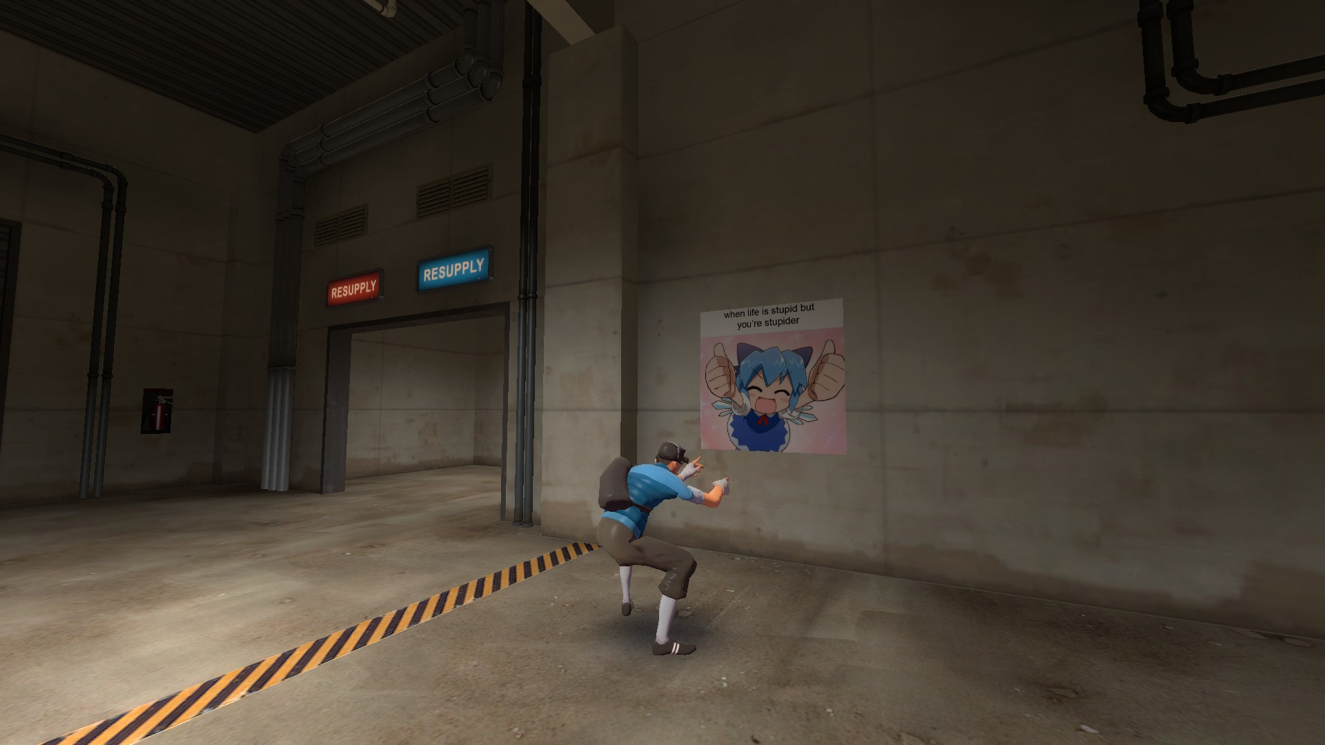 cirno the 9 Spray for Team Fortress 2 | TF2 Sprays