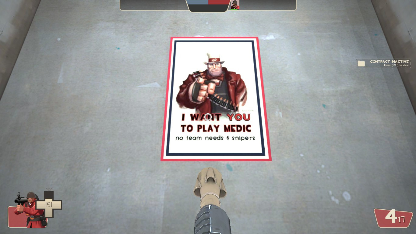 I Want YOU to Play Medic Spray for Team Fortress 2 | TF2 Sprays
