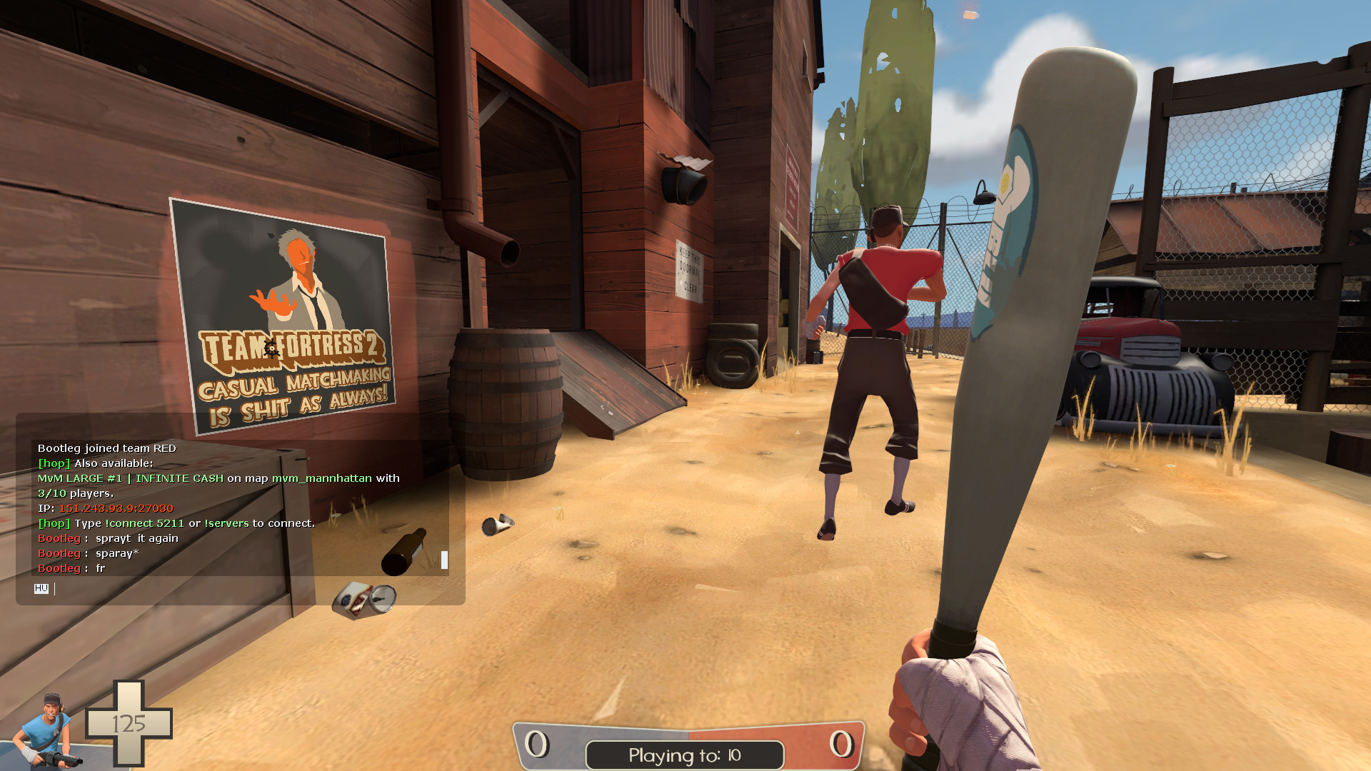 "Casual Is SH!T As Always!" Adachi Spray for Team Fortress 2 | TF2 Sprays