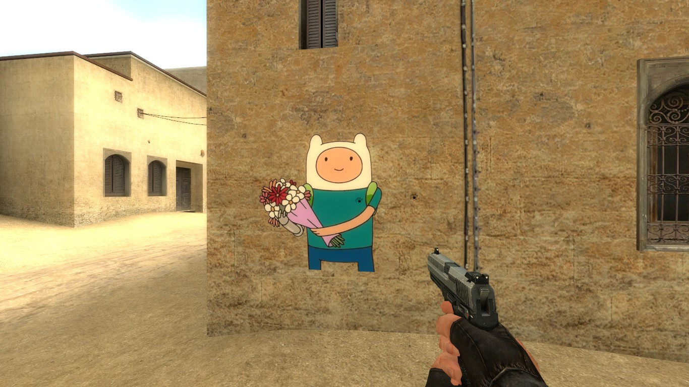 Finn with flower Spray for Counter-Strike: Source | CS:S Sprays