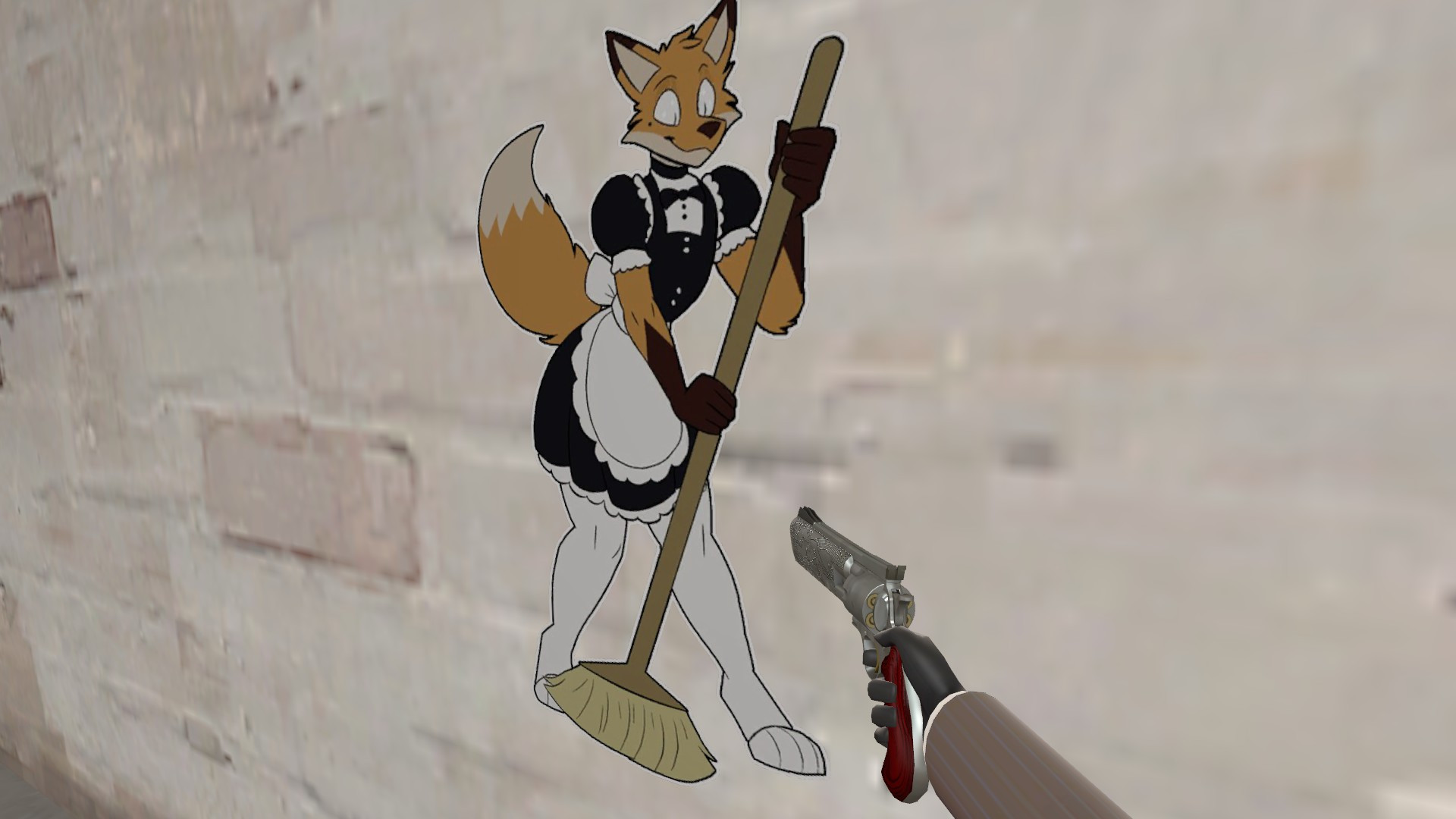 Balthy The Maid Fox Spray for Team Fortress 2 | TF2 Sprays