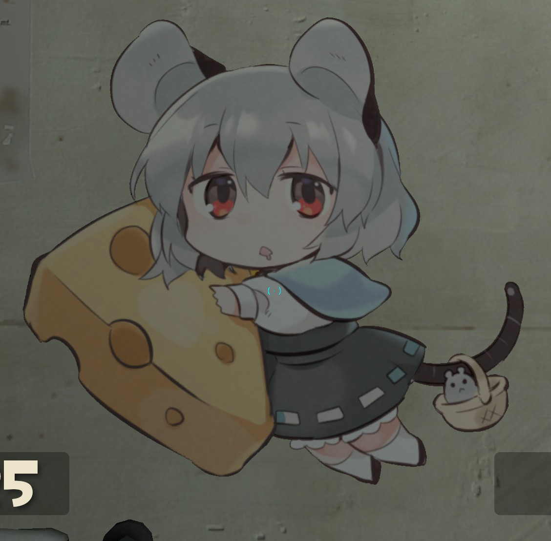 Nazrin with Cheese Spray for Team Fortress 2 | TF2 Sprays