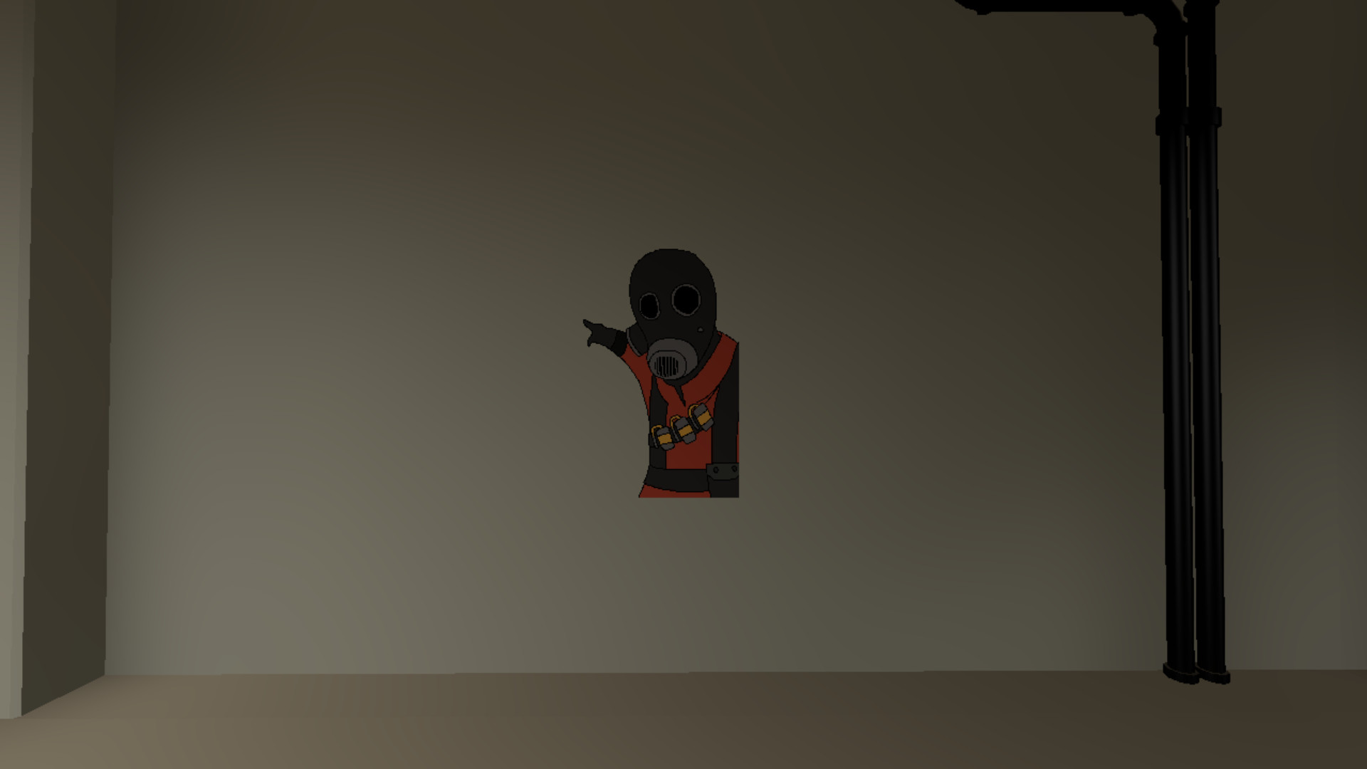 The mercs pointing Spray for Team Fortress 2 | TF2 Sprays