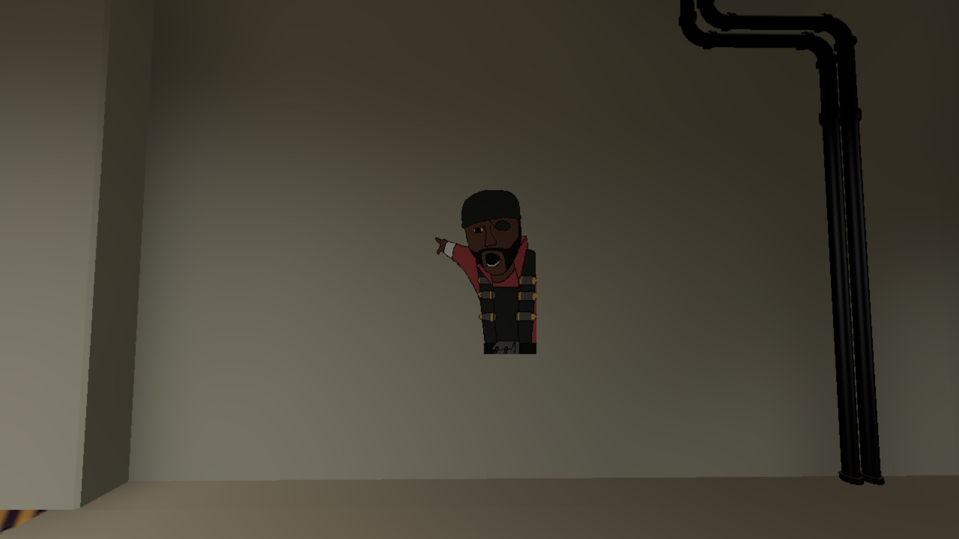 The mercs pointing Spray for Team Fortress 2 | TF2 Sprays