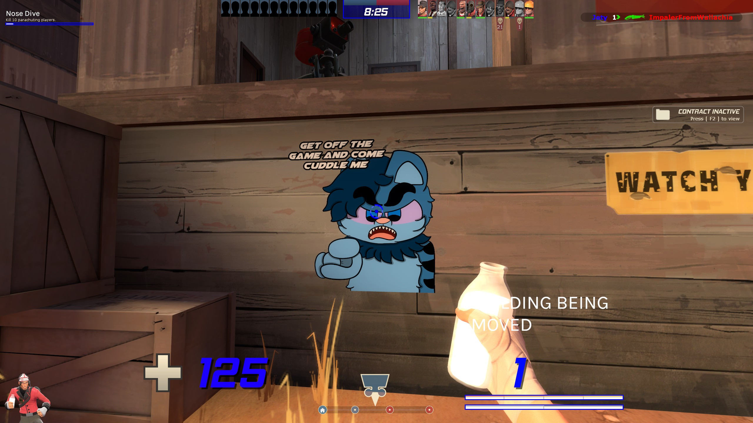 Cuddle With Noe Spray Spray for Team Fortress 2 | TF2 Sprays