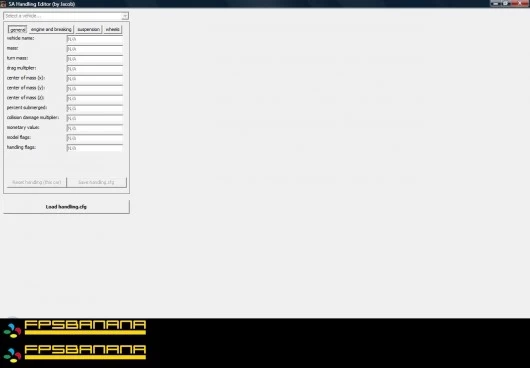 SA Handling Editor Modding Tool for Grand Theft Auto: San Andreas | GTA ...