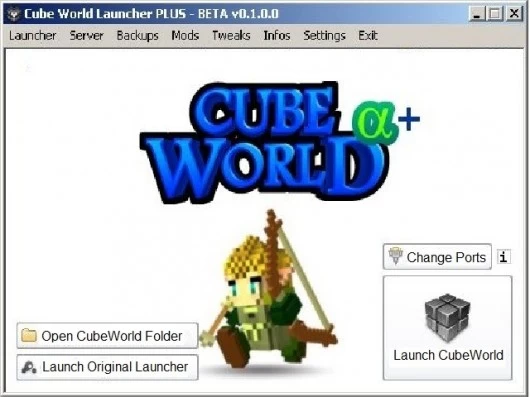 CubeWorld Launcher PLUS [Cube World] [Modding Tools]