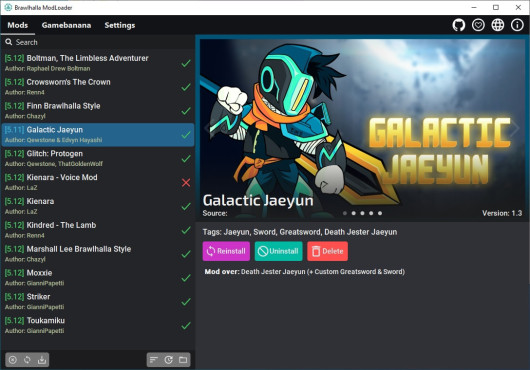 Brawlhalla Mod Loader Modding Tool for Brawlhalla | BHalla Modding Tools