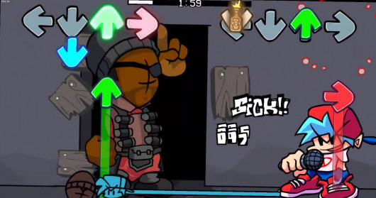 Drunk Arrow (Ebola Note Reskin) [Friday Night Funkin'] [Modding Tools]