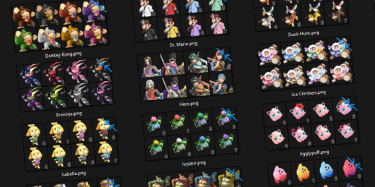 Costume Reference Templates Modding Tool for Super Smash Bros. Ultimate ...