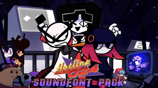 FNF Hotline 024 Soundfont Pack Modding Tool for Friday Night Funkin' | FNF Modding Tools