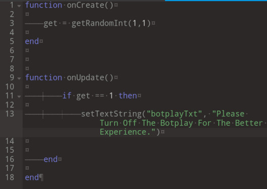 Botplay Text Change Without Source Code [Friday Night Funkin'] [Modding Tools]