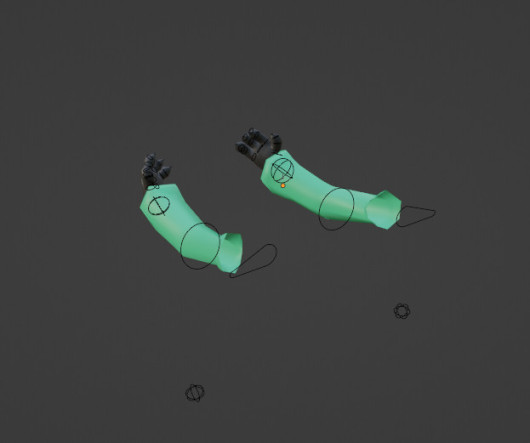 Ralsei Viewmodel Better IK Rig (Blender) [Deltarune] [Modding Tools]