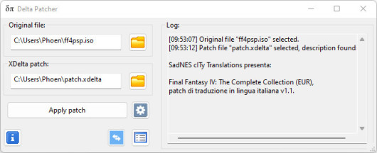 Delta Patcher [Castlevania: Dawn of Sorrow] [Modding Tools]