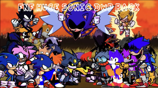 SONIC HUGE DWP PACK V2!!!!!!! Modding Tool for Friday Night Funkin ...