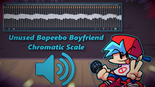 Unused Bopeebo Boyfriend Chromatic Scale [Friday Night Funkin'] [Modding Tools]