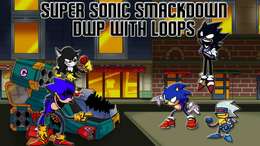 Super Sonic Smackdown DWP WITH LOOPS Modding Tool for Friday Night Funkin' | FNF Modding Tools