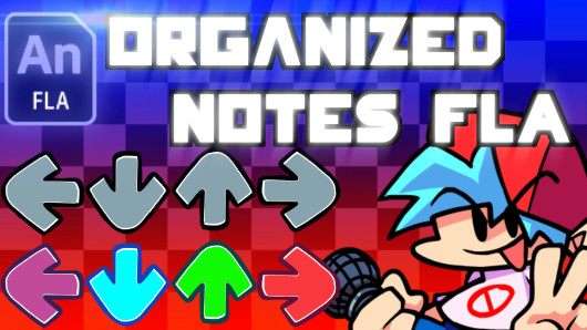 Organized Notes FLA ( FIXED SYMBOLS & EASY EDIT ) Modding Tool for ...