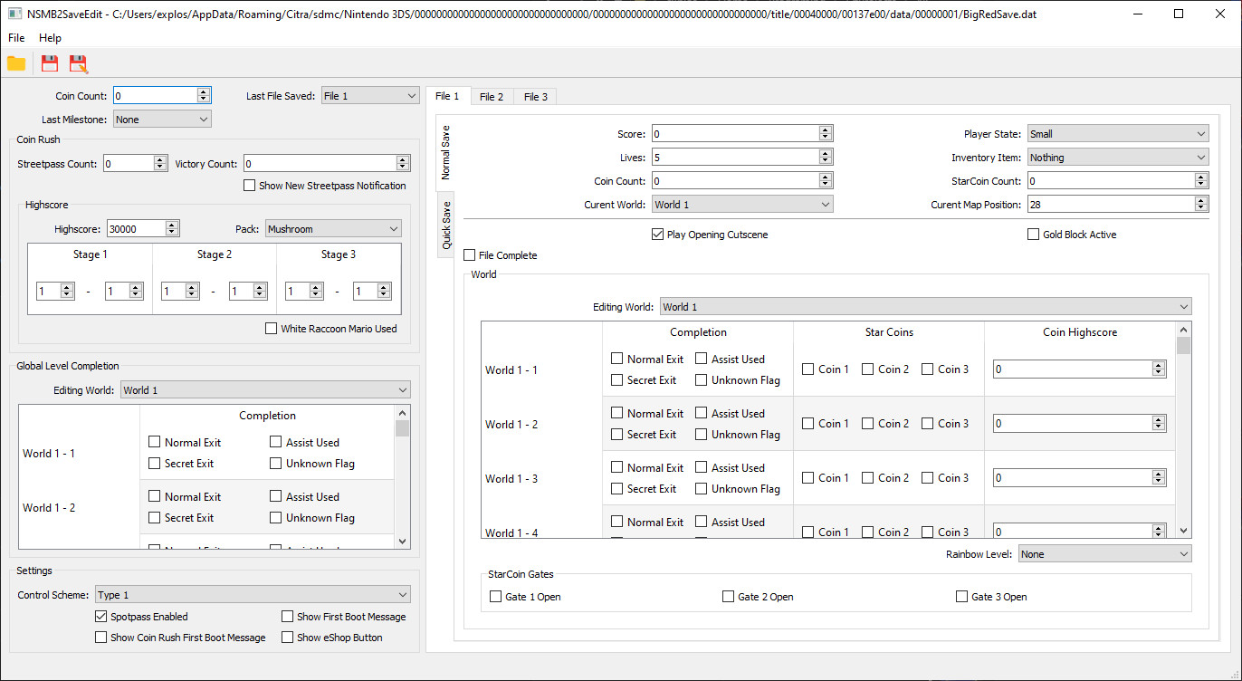 BigRedEditor Modding Tool for New Super Mario Bros. 2 | NSMB2 Modding Tools